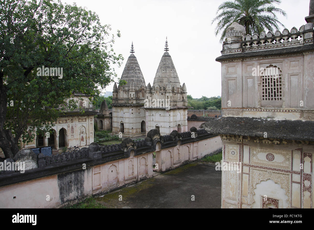 Chhatris of Datia Kings. Datia. Madhya Pradesh. India Stock Photo - Alamy