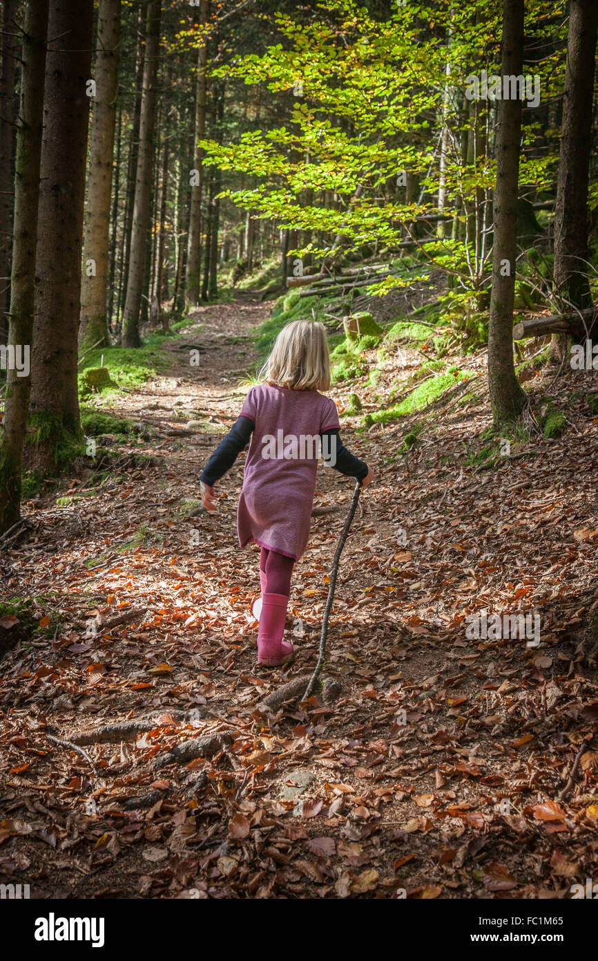 Child walking alone countryside rural hi-res stock photography and ...