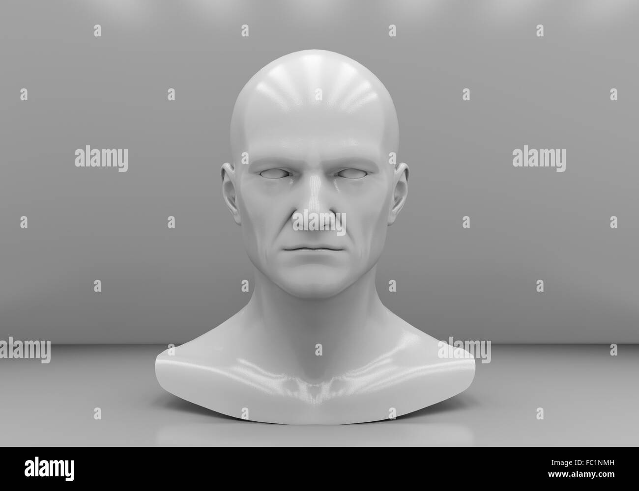 Man's head close-up Stock Photo - Alamy
