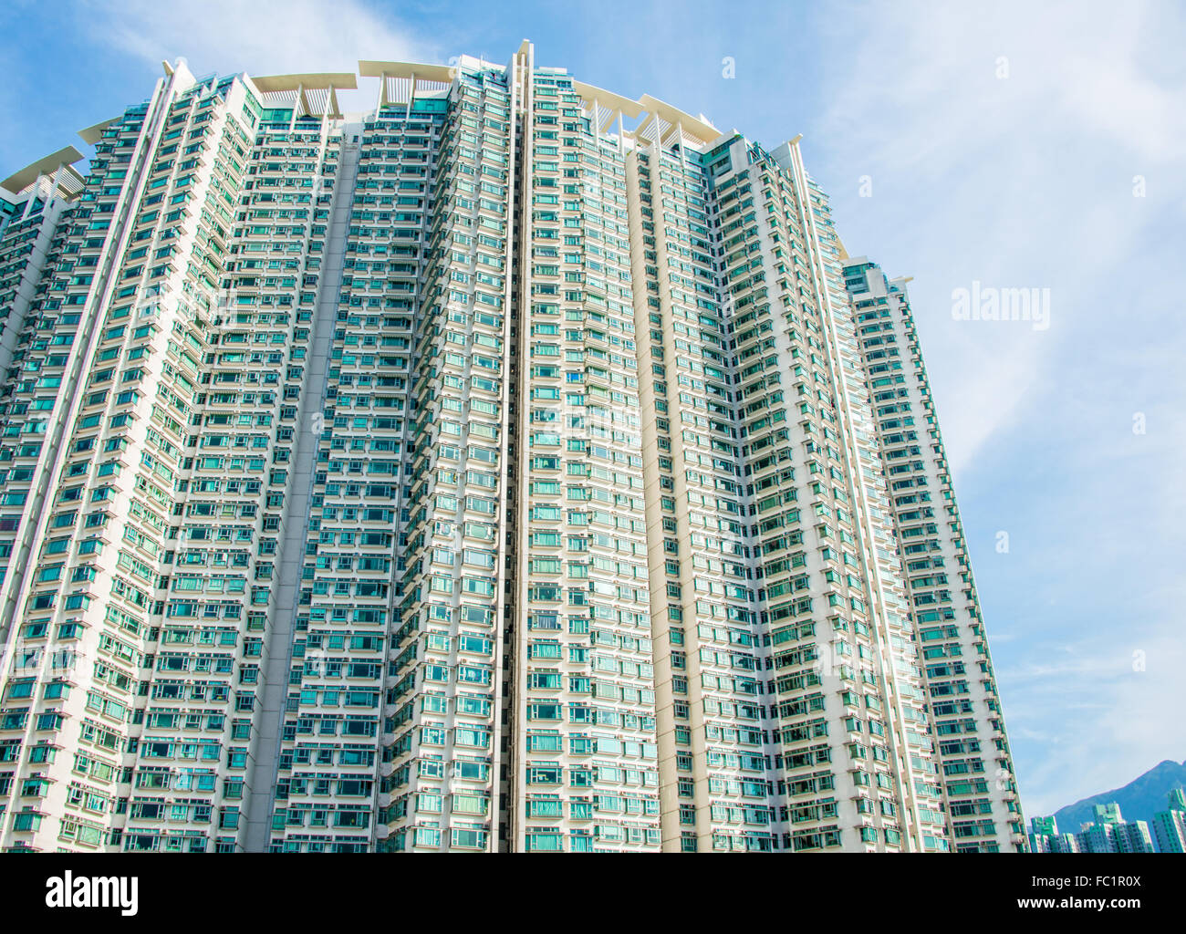 Hign density residential building in Hong Kong Stock Photo - Alamy