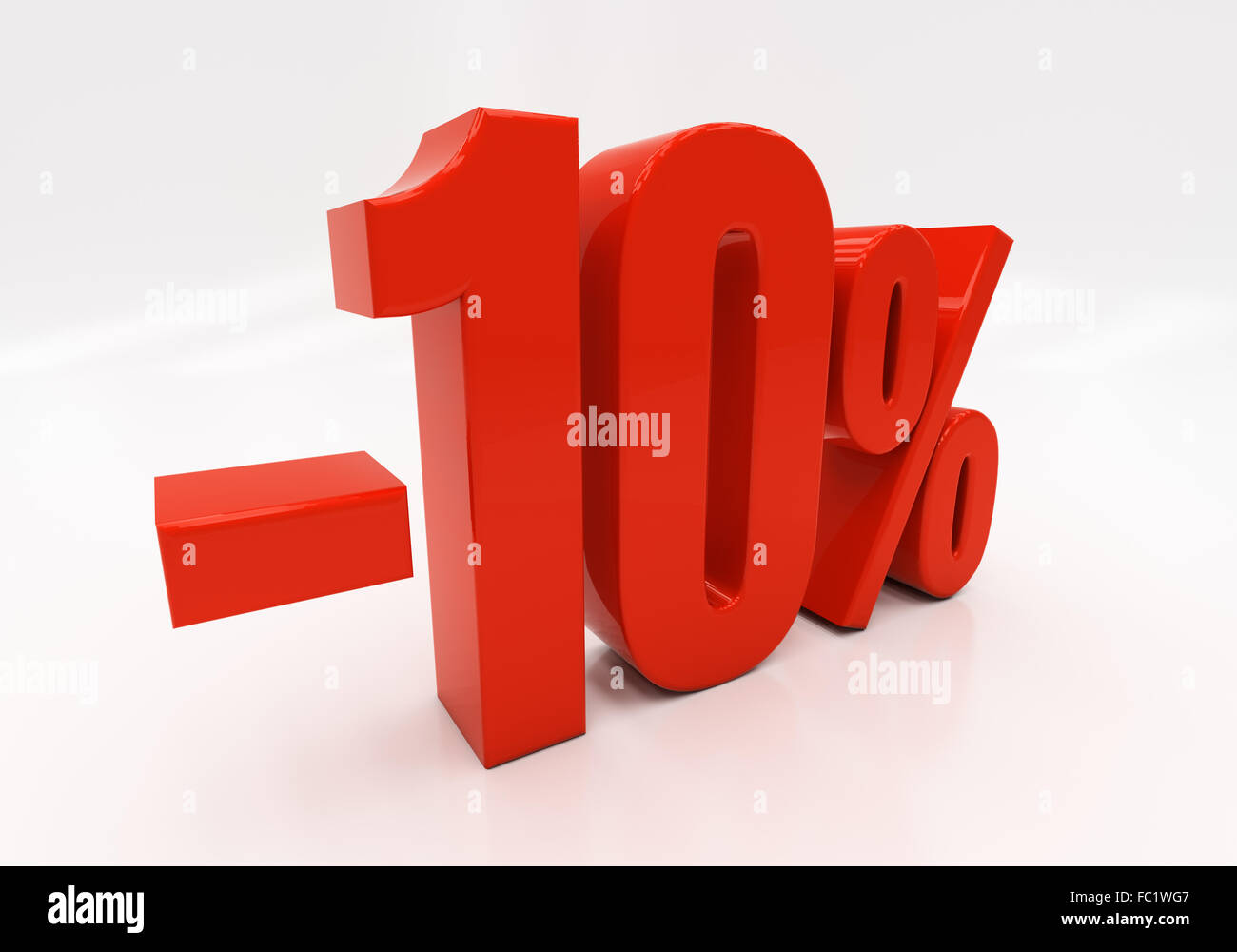 3D 10 percent Stock Photo - Alamy