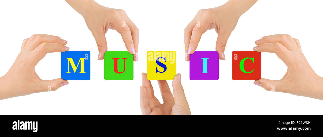 Hands and Music Stock Photo - Alamy