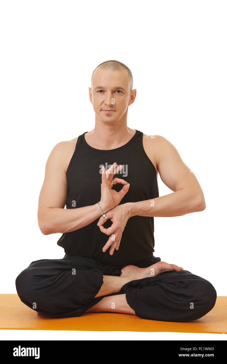 Yoga pose mudra hands hi-res stock photography and images - Alamy