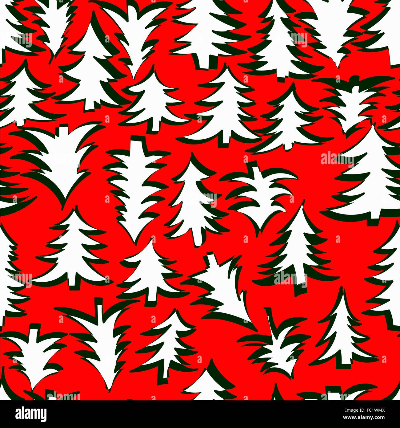 fir seamless pattern Stock Vector Image & Art - Alamy