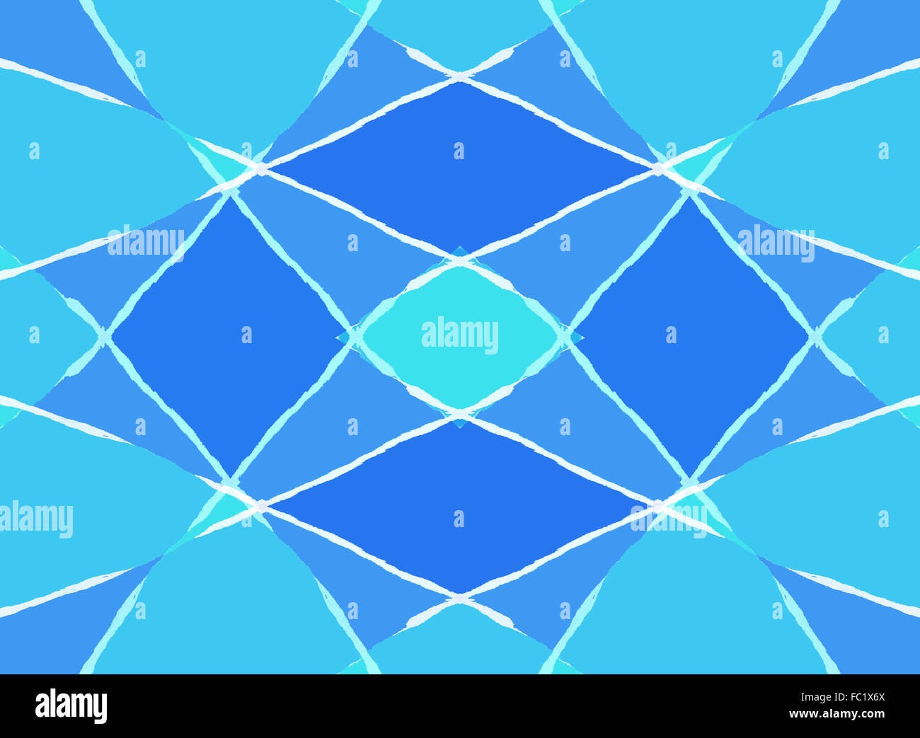 Blue diamond shapes hi-res stock photography and images - Alamy