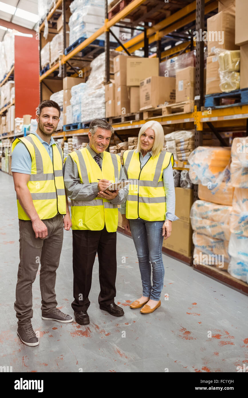 Warehouse workers boss hi-res stock photography and images - Alamy