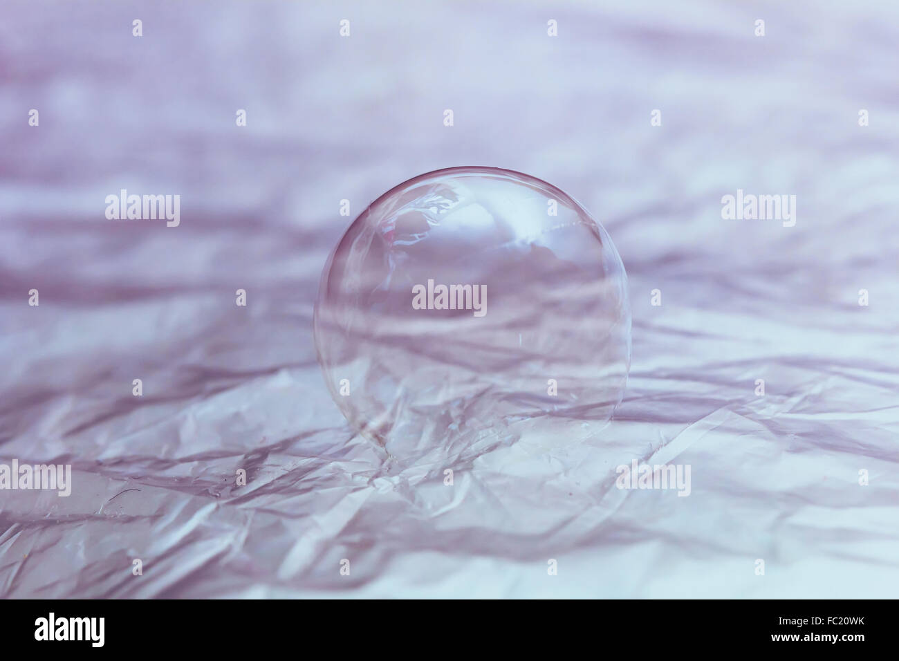 Biggest nice bubble in blue and light tones Stock Photo - Alamy