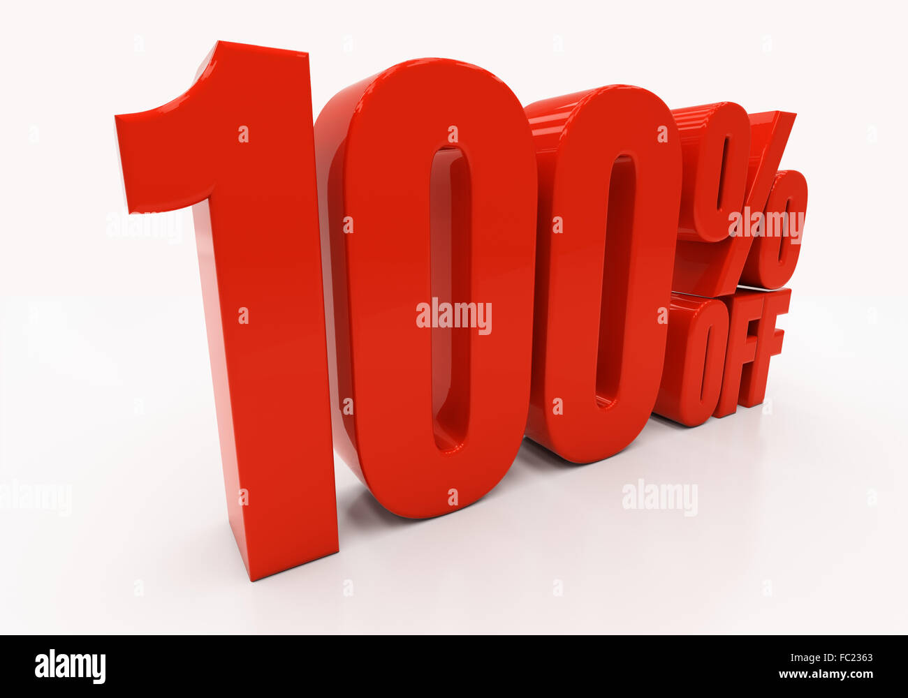 3D 100 percent Stock Photo - Alamy