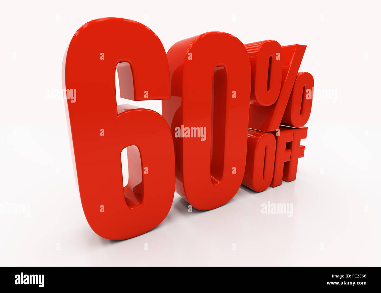 3D 60 percent Stock Photo - Alamy