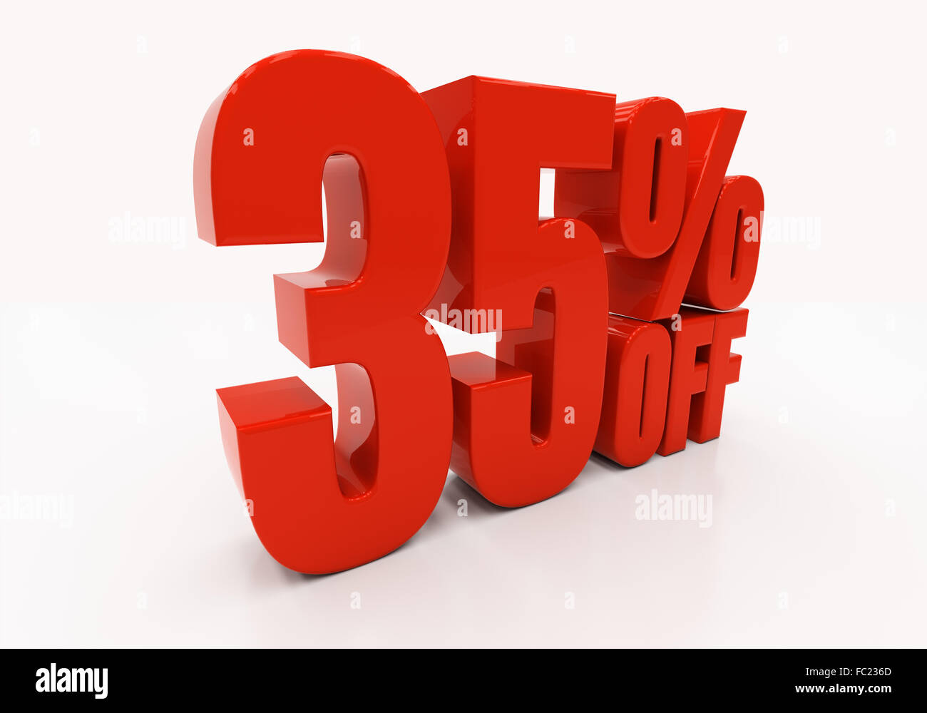 3D 35 percent Stock Photo - Alamy
