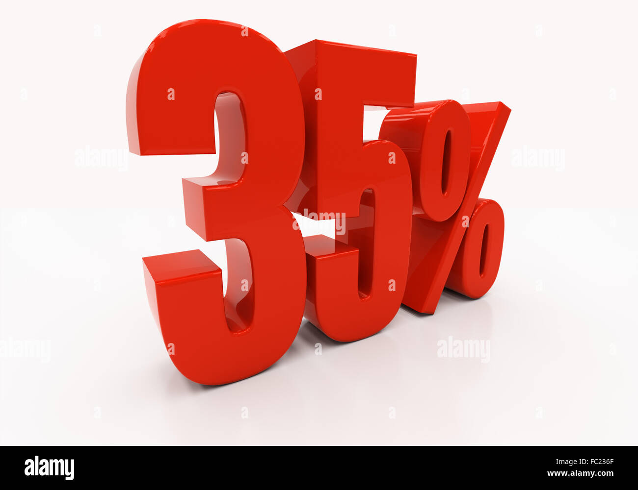 3D 35 percent Stock Photo - Alamy