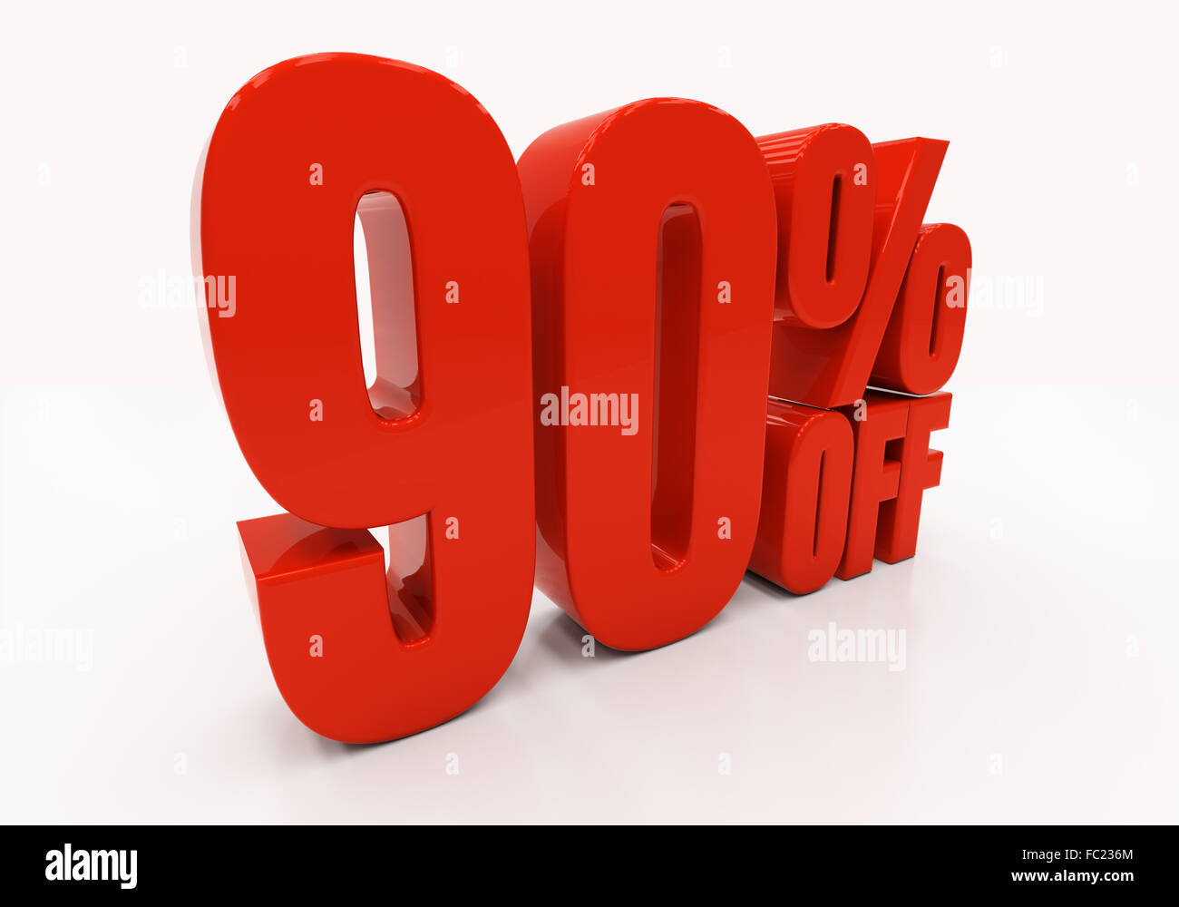 3D 90 percent Stock Photo - Alamy