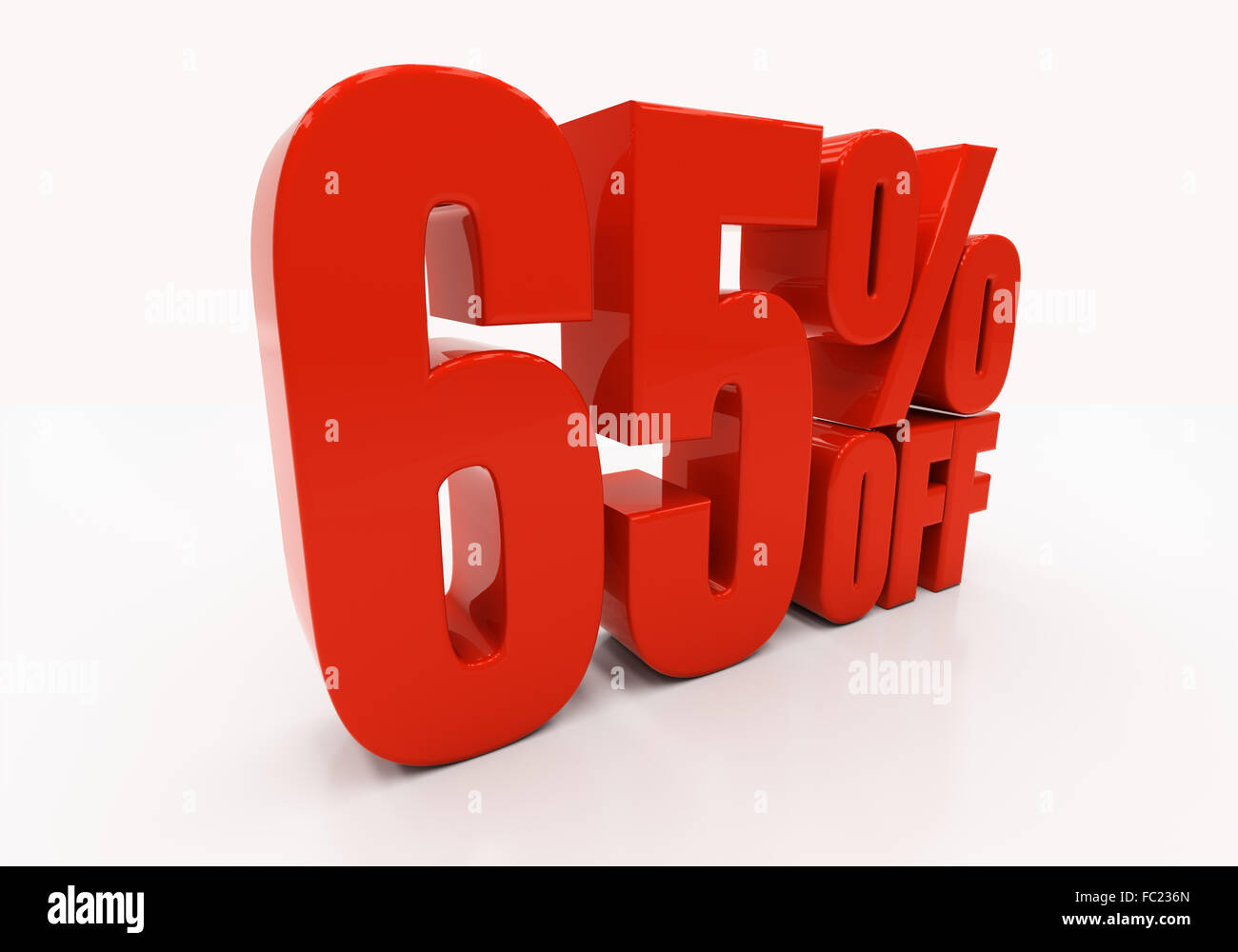 3D 65 percent Stock Photo - Alamy