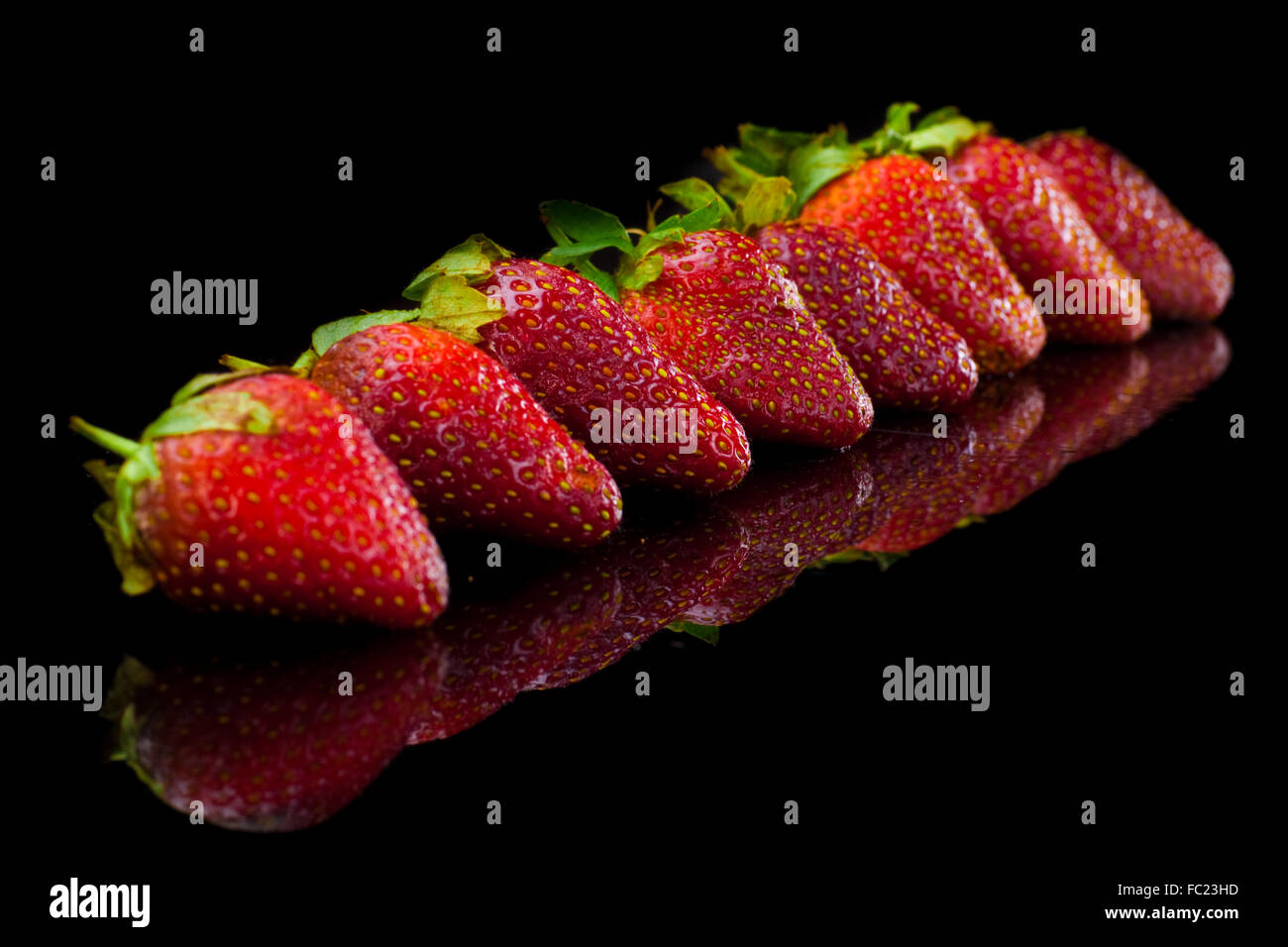 Strawberry. Close up Stock Photo - Alamy