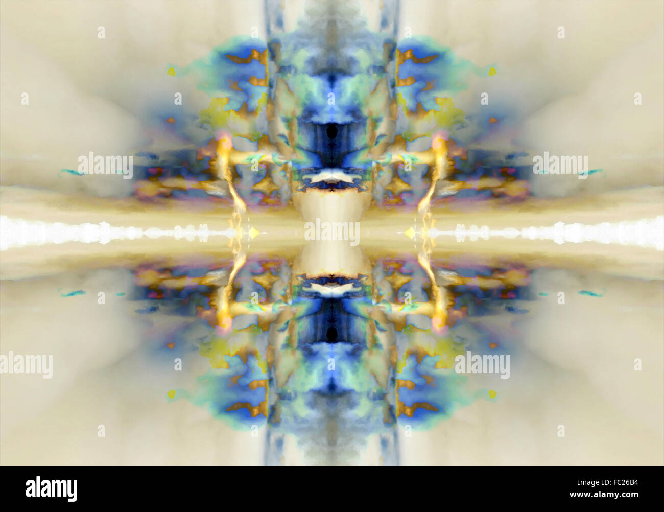 Abstract mirror image background Stock Photo - Alamy