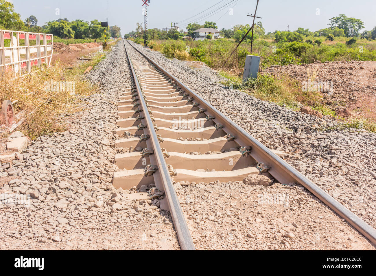 Sunny day railway hi-res stock photography and images - Alamy