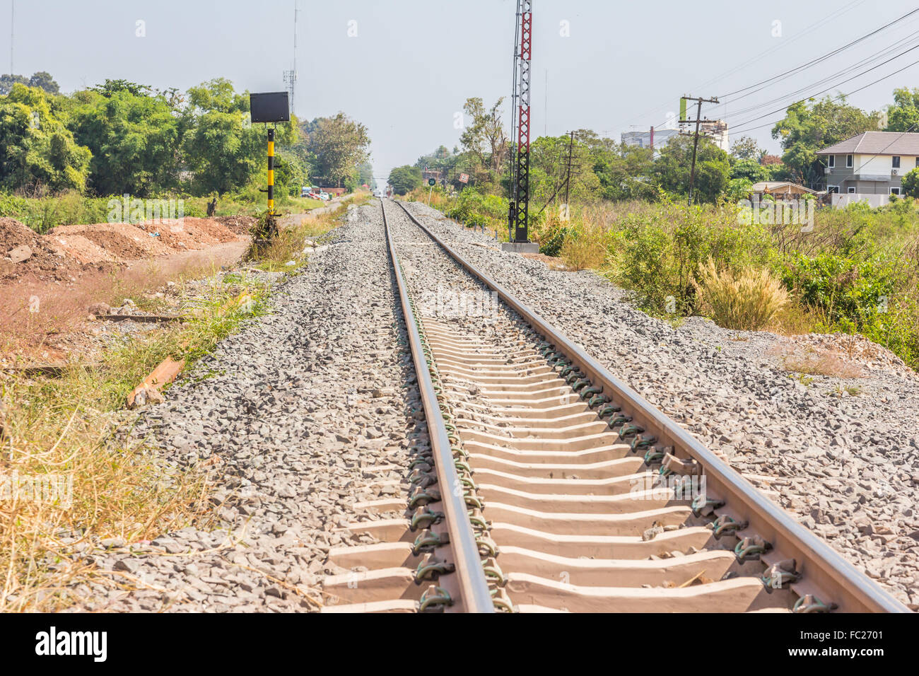Sunny railway hi-res stock photography and images - Alamy