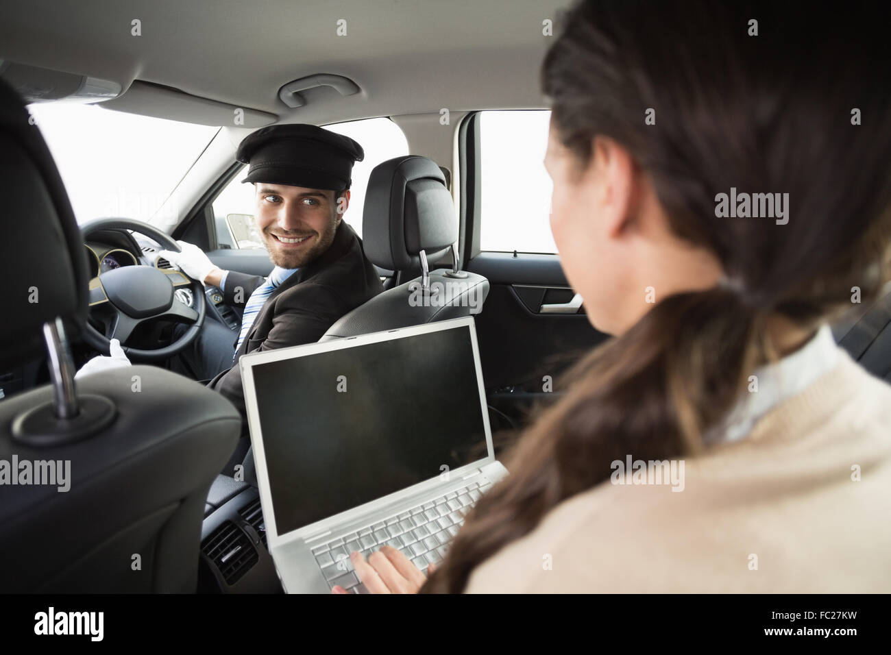 Being chauffeured hi-res stock photography and images - Alamy