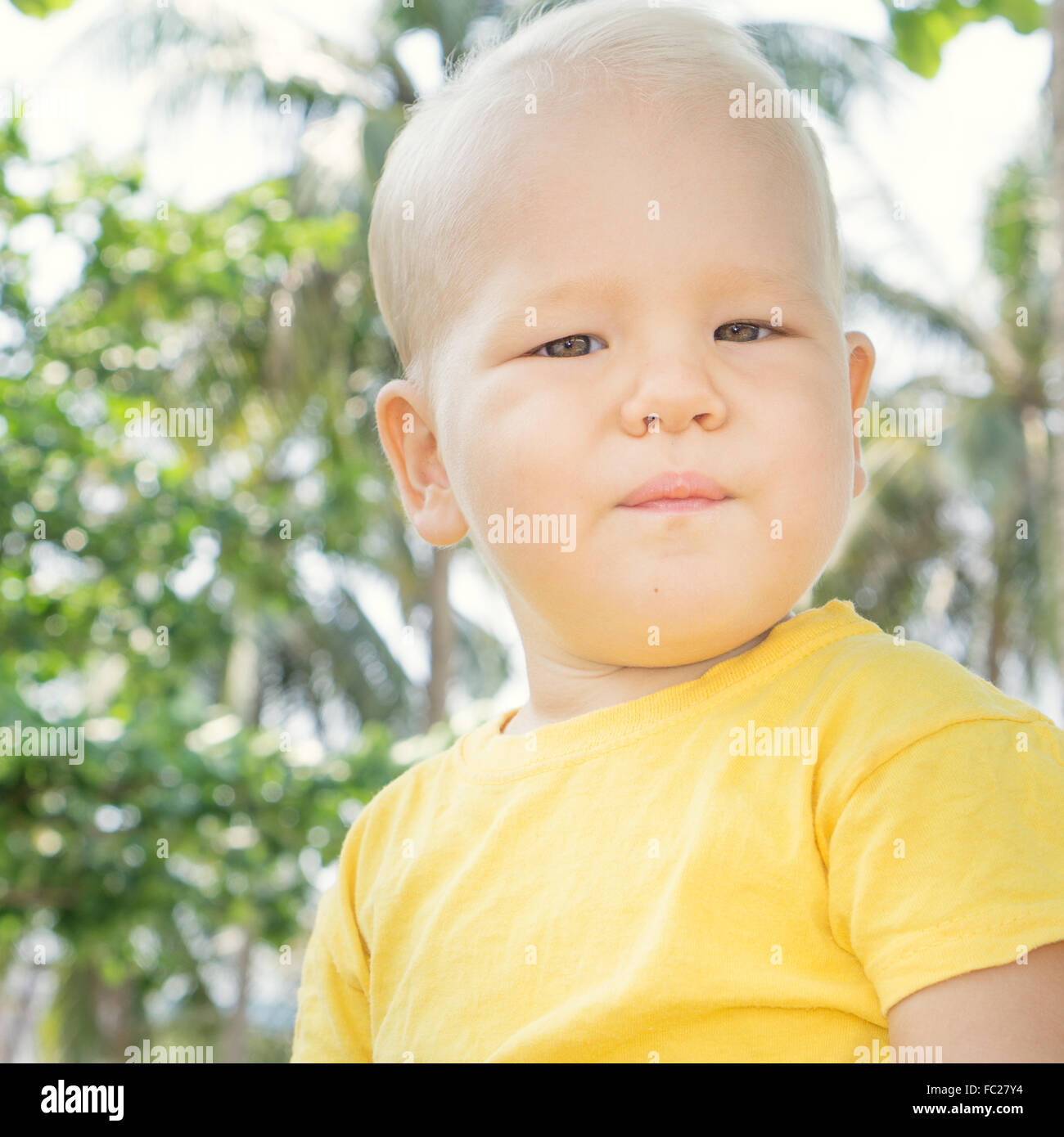 Happy boy portrait childcare hi-res stock photography and images - Alamy