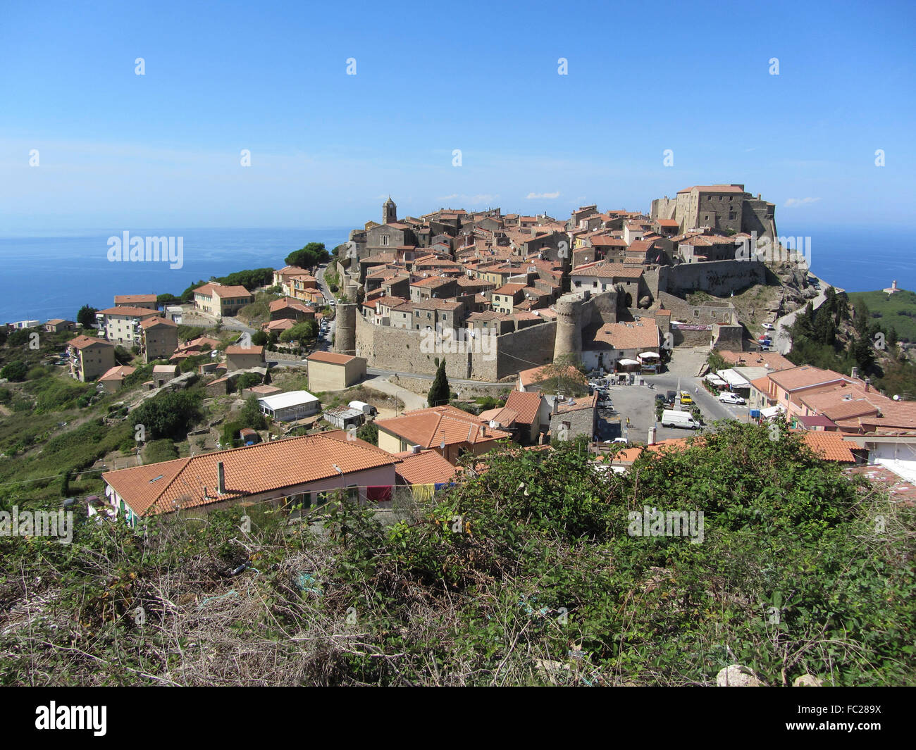 Giglio Castello, Giglio Island, Tuscany, Italy Stock Photo - Alamy