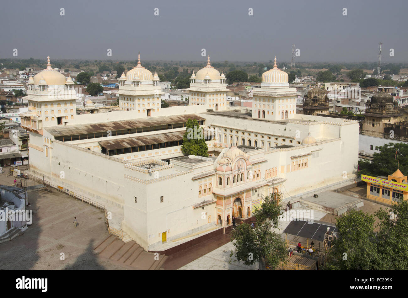 Ram Raja Temple. Orchha. Madhya Pradesh. India Stock Photo - Alamy