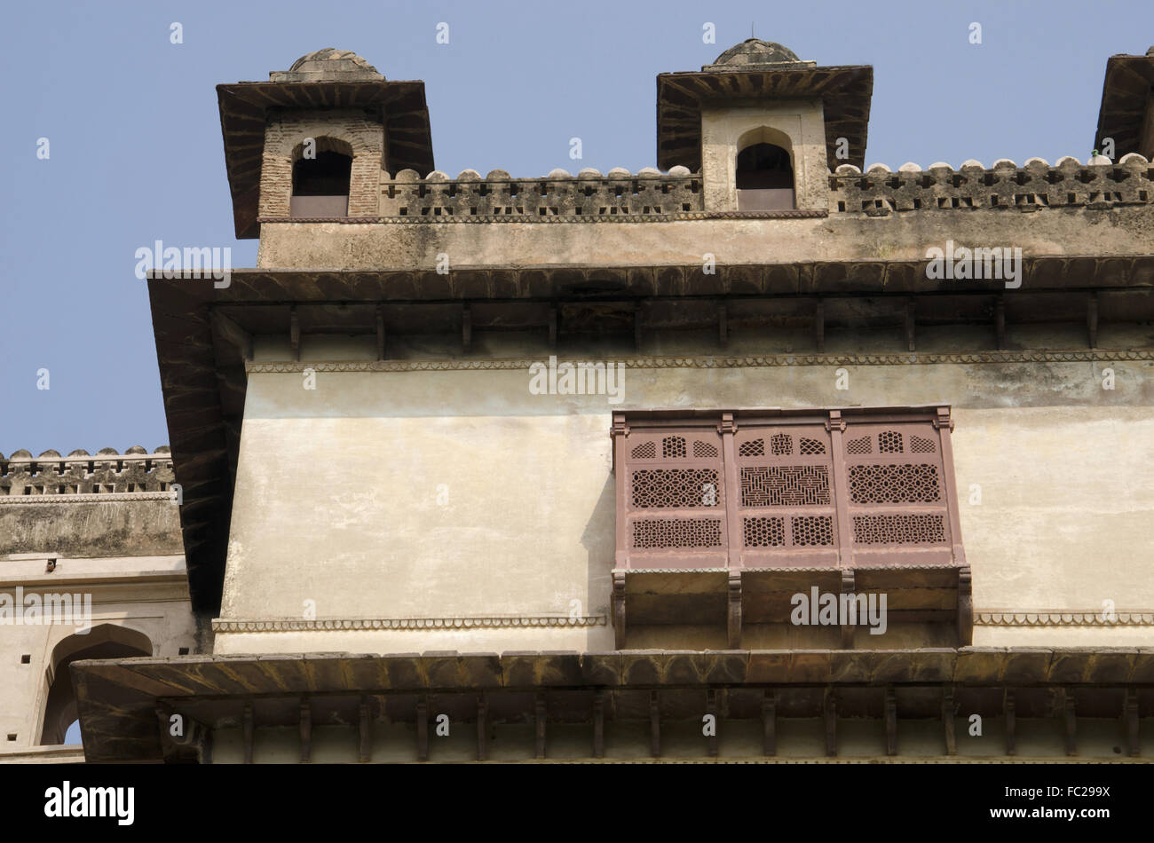 Raj Mahal. Orchha Palace (Fort) Complex. Orchha. Madhya Pradesh. India ...