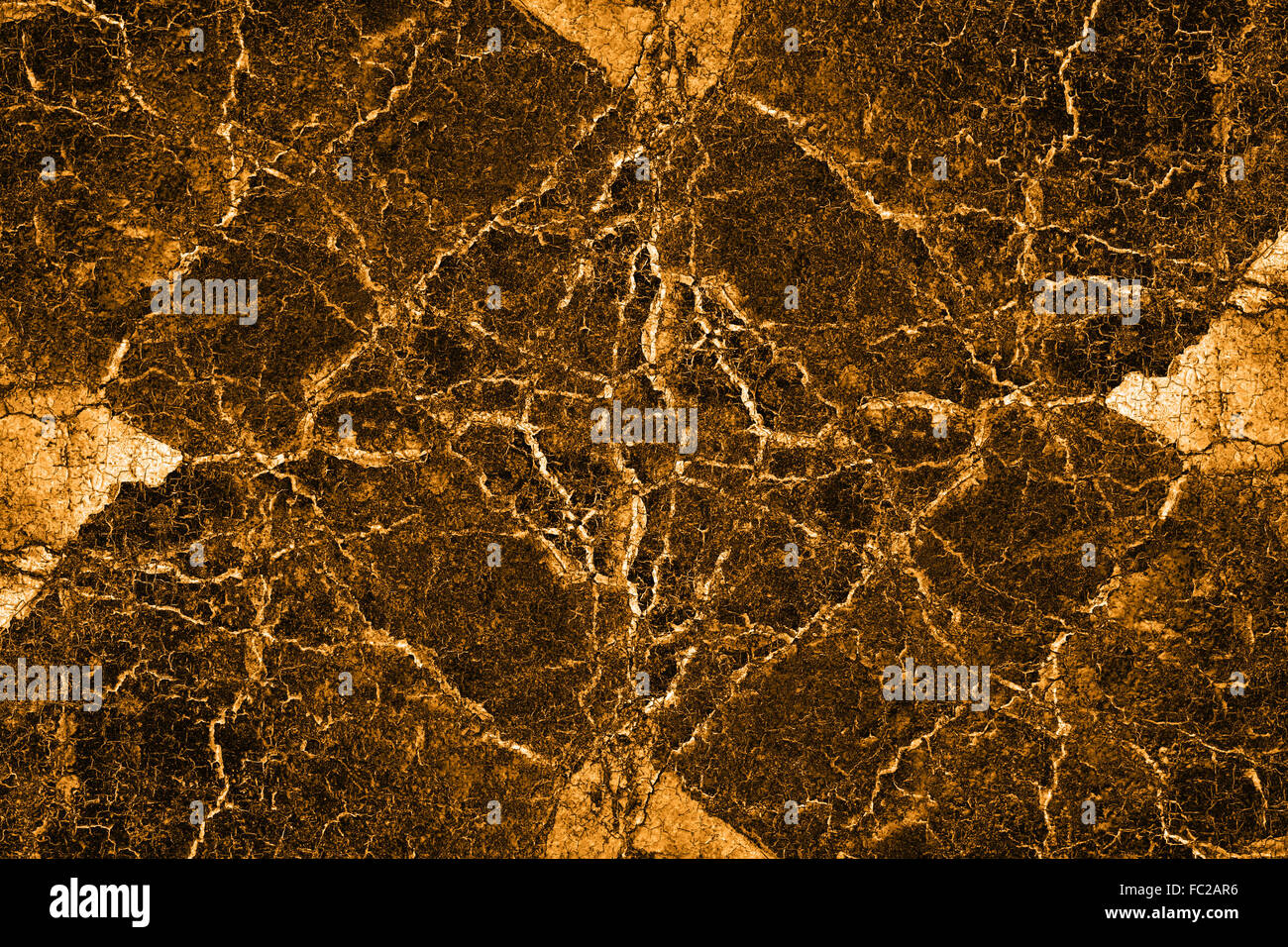 Gold cracked wall background Stock Photo - Alamy