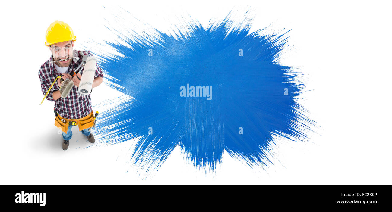 Frustrated man tools hi-res stock photography and images - Alamy