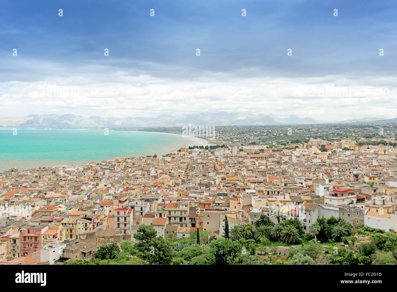 Castellamare del Golfo in Sicily Stock Photo - Alamy