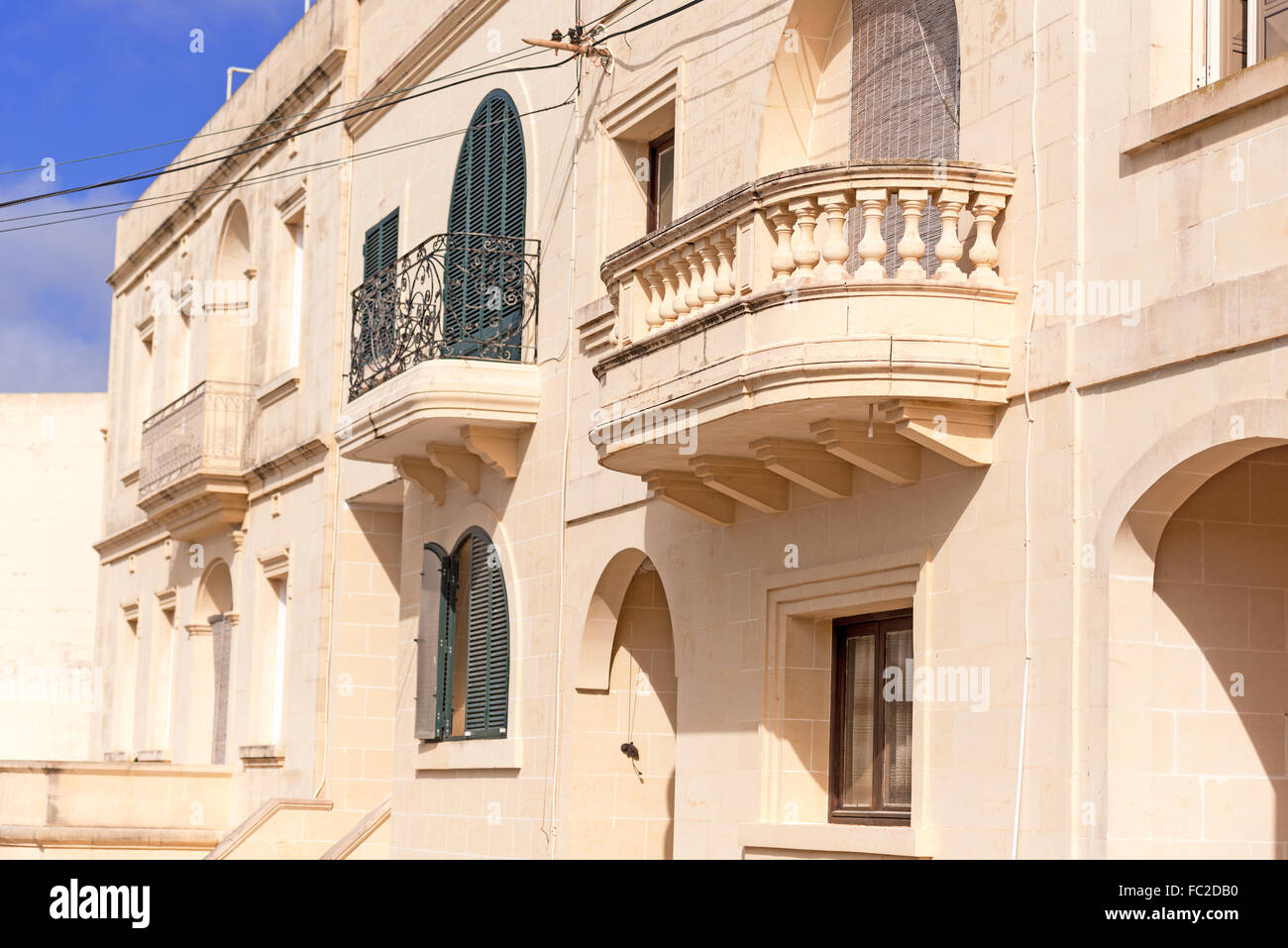 Facade residential building balcony hi-res stock photography and images ...
