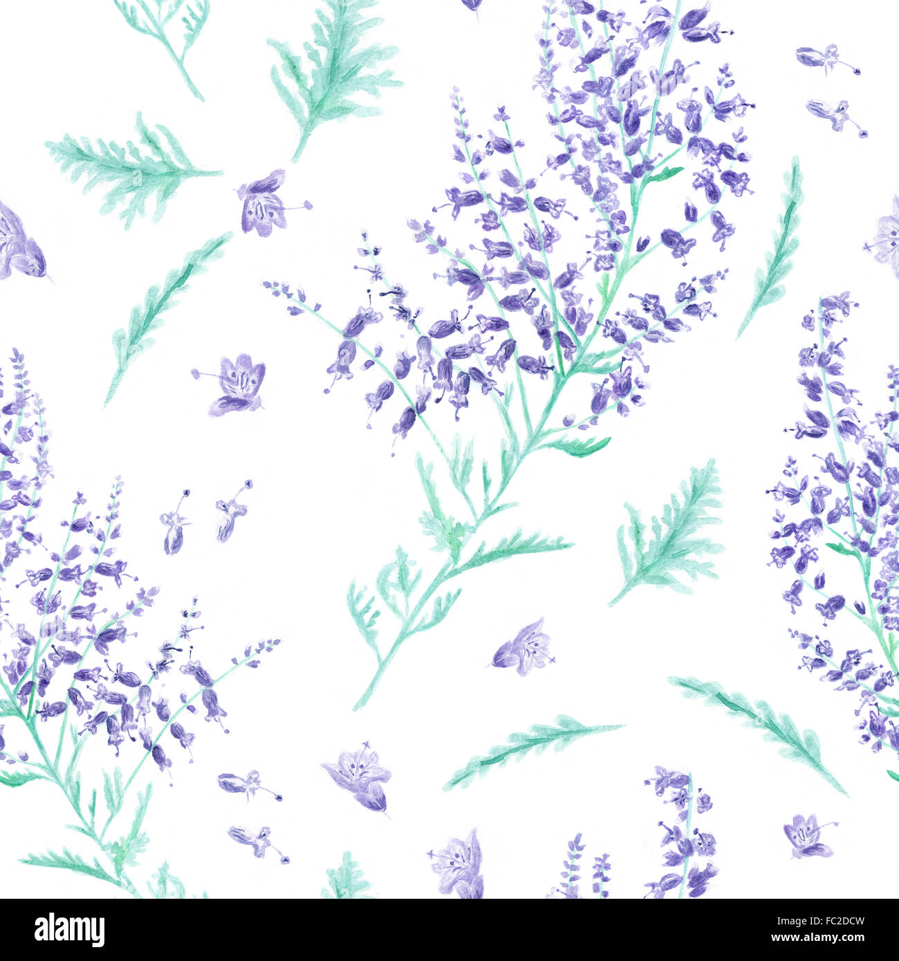 Background with lavender flowers and leaves for design Stock Photo - Alamy