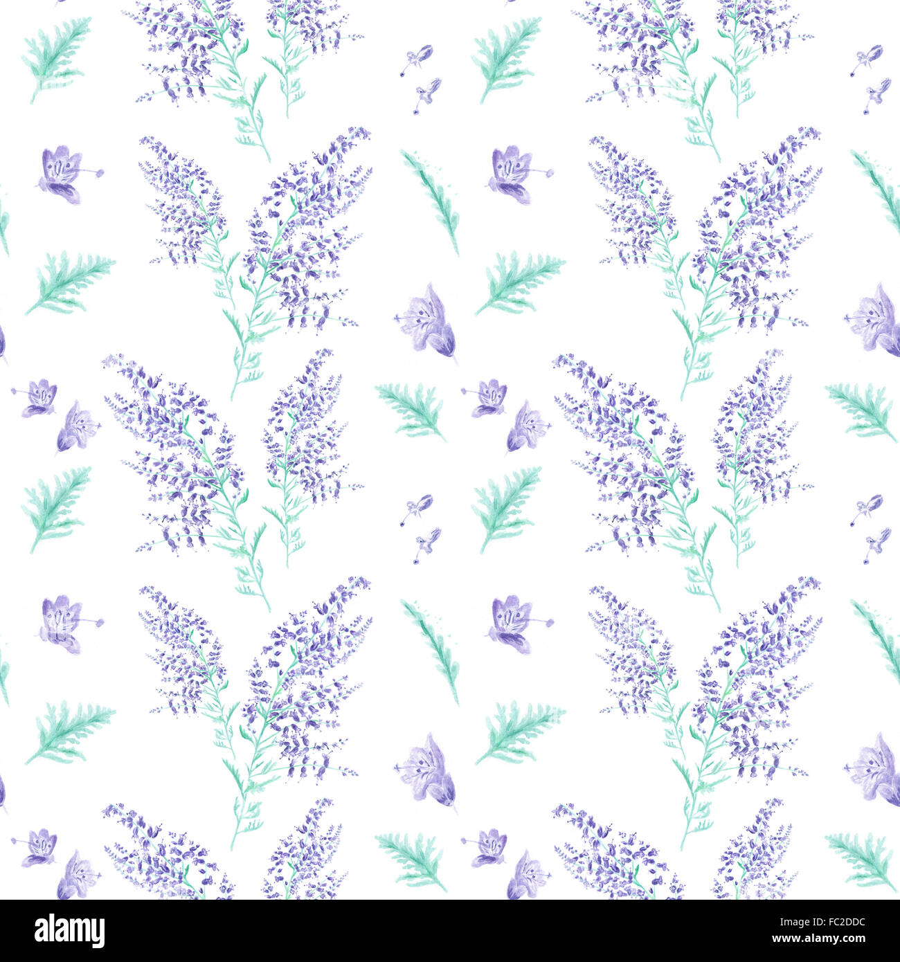 Background with lavender flowers and leaves for design Stock Photo - Alamy