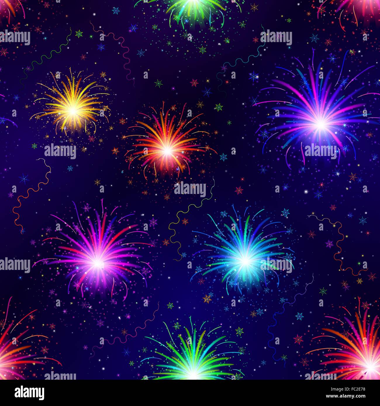 Fireworks festival colorful firework Stock Vector Images - Alamy