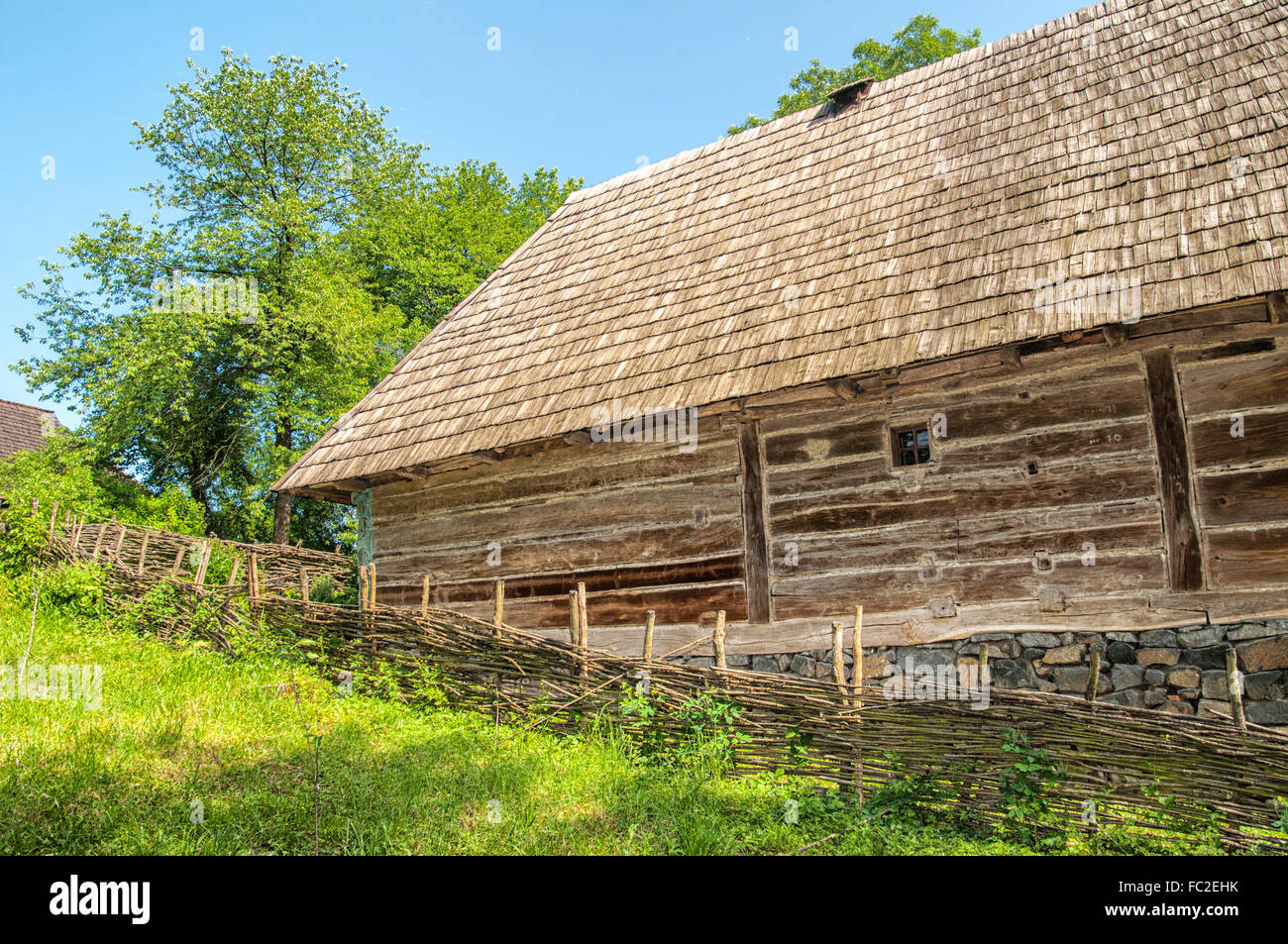 old wooden house Stock Photo - Alamy