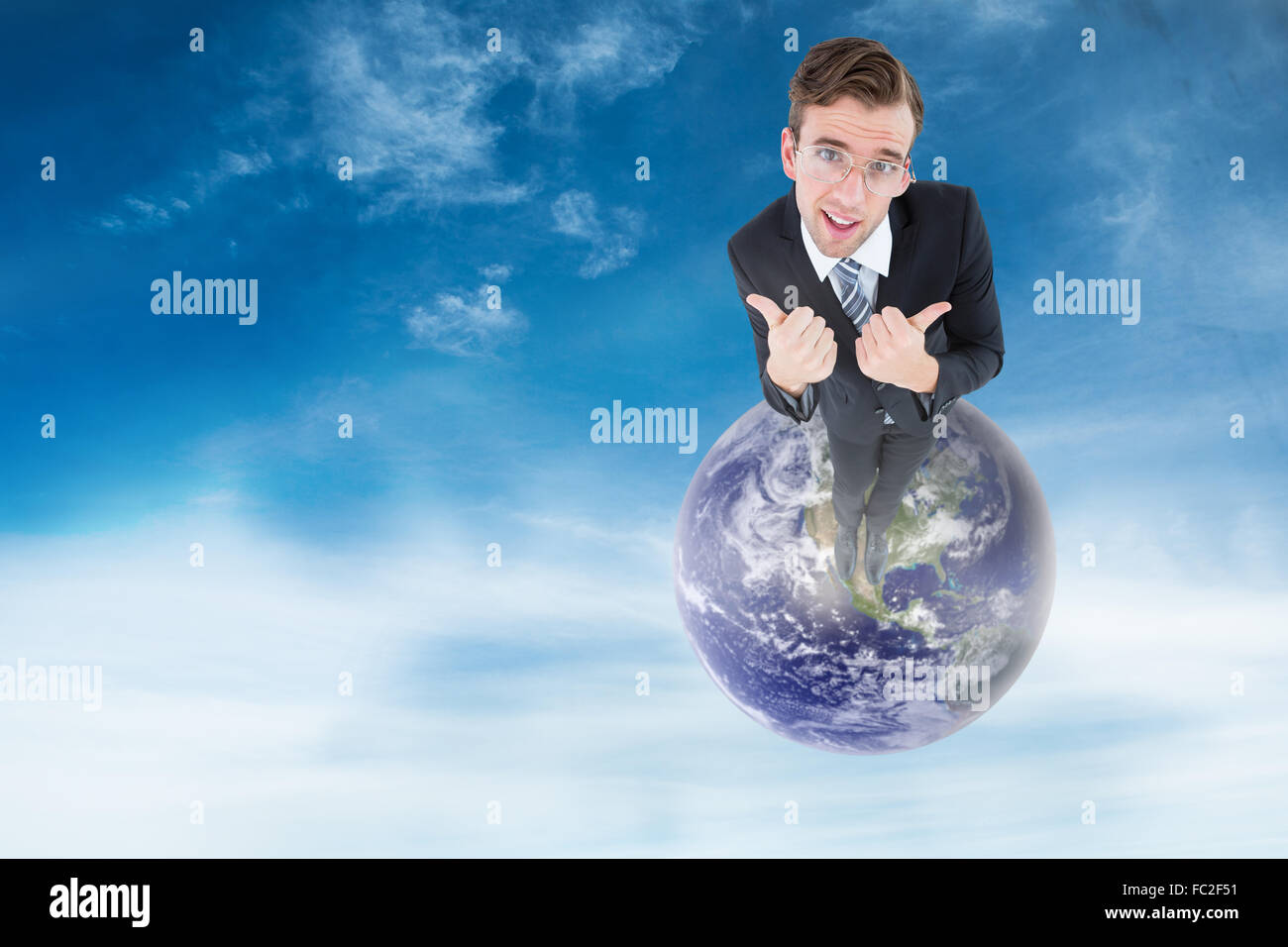 World earth day thumbs up hi-res stock photography and images - Alamy