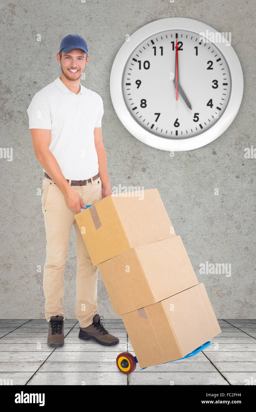 Shadow pushing trolley hi-res stock photography and images - Alamy