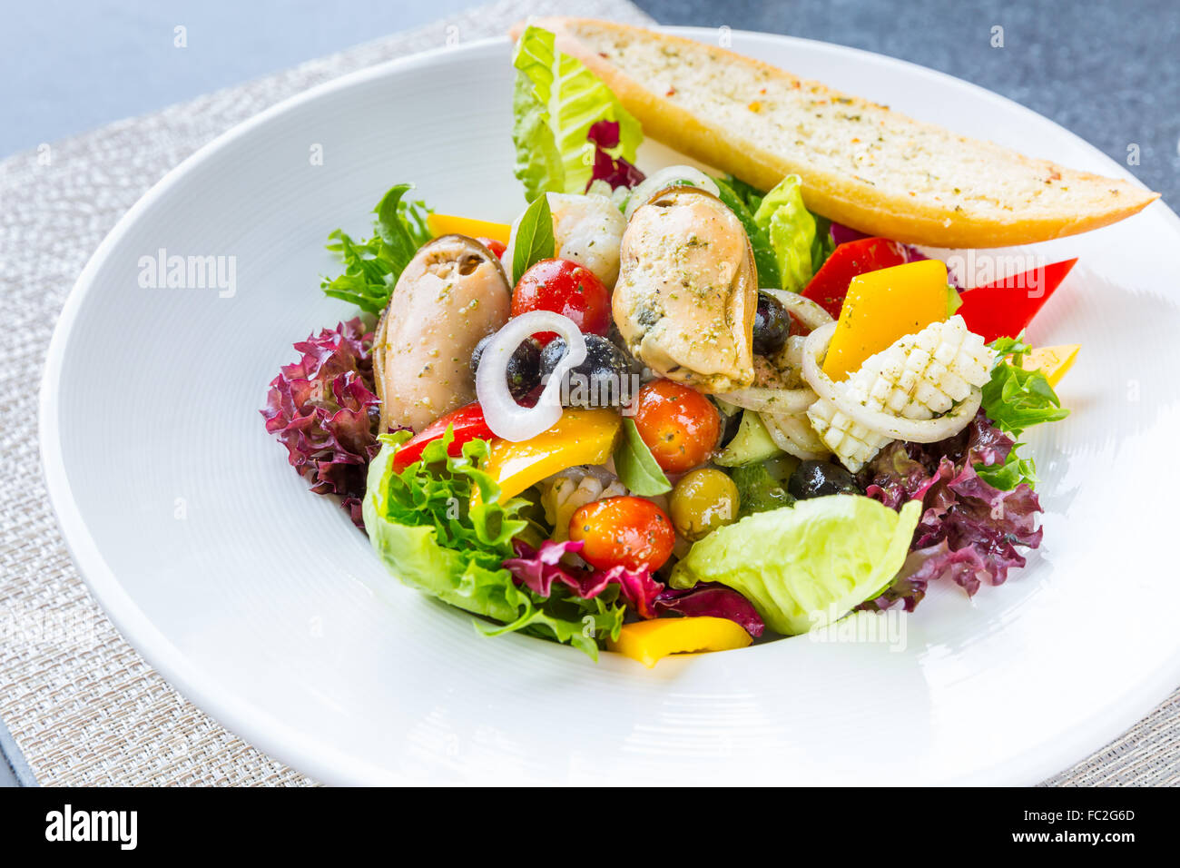 Greek seafood hi-res stock photography and images - Alamy