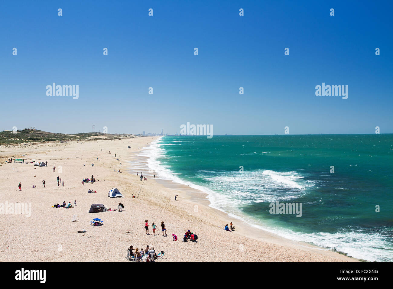 Mediterranean sea in Israel Stock Photo - Alamy