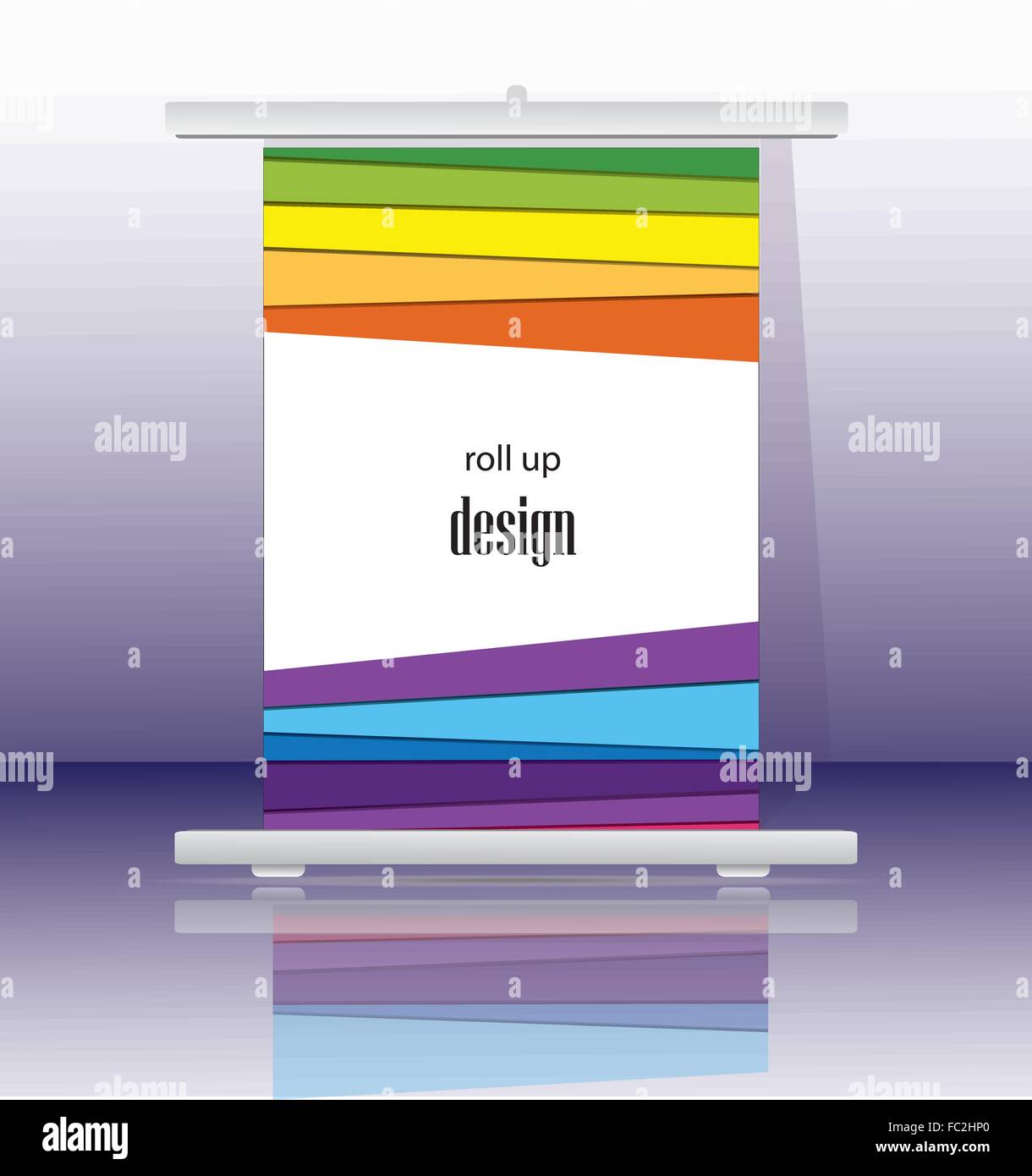 Roll up banner stand hi-res stock photography and images - Alamy