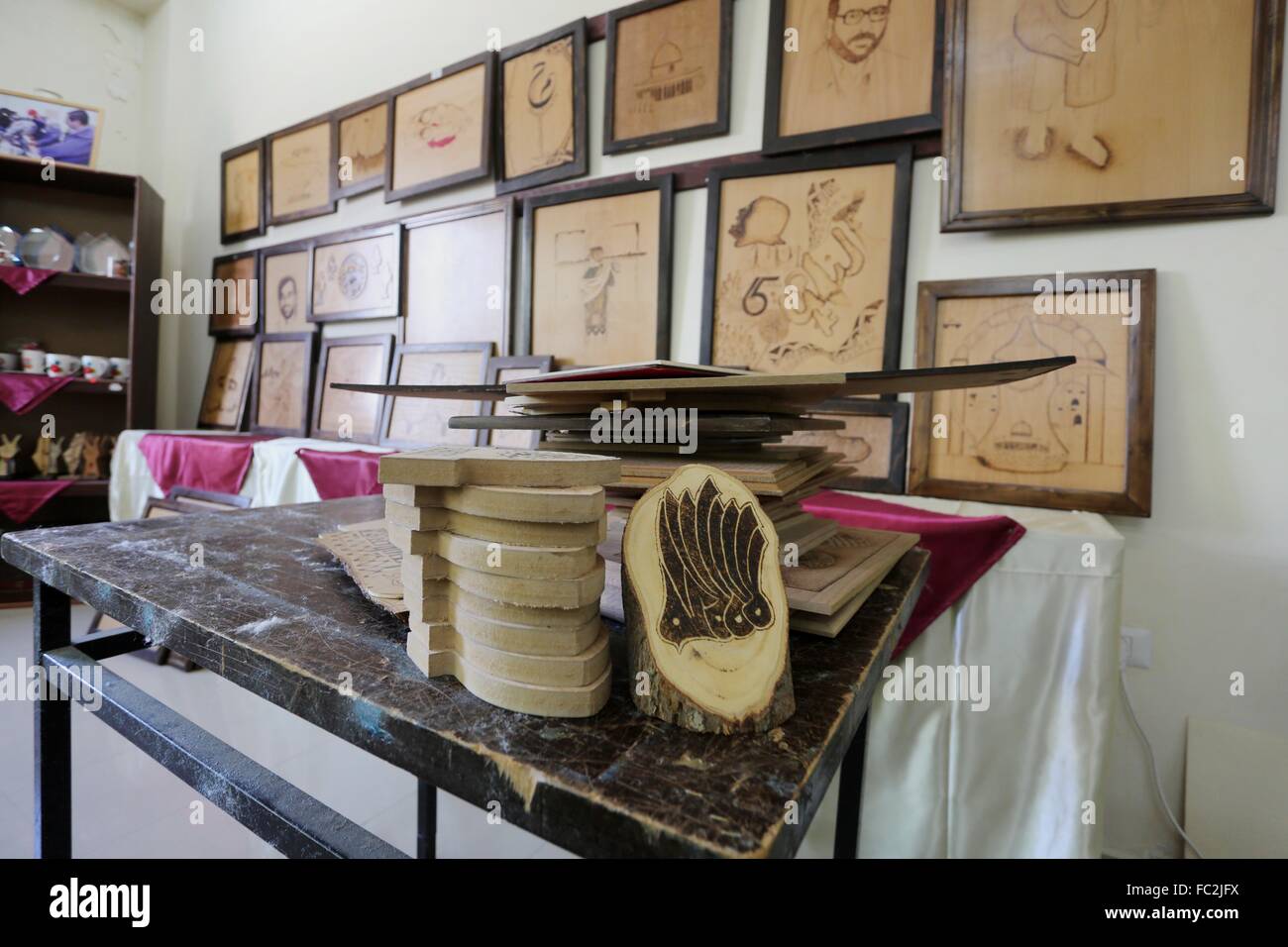 Gaza City, Gaza Strip, Palestinian Territory. 20th Jan, 2016. A picture ...