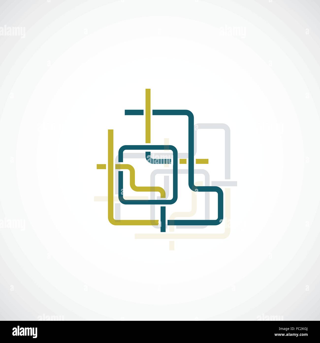 Digital network concept Stock Vector Image & Art - Alamy