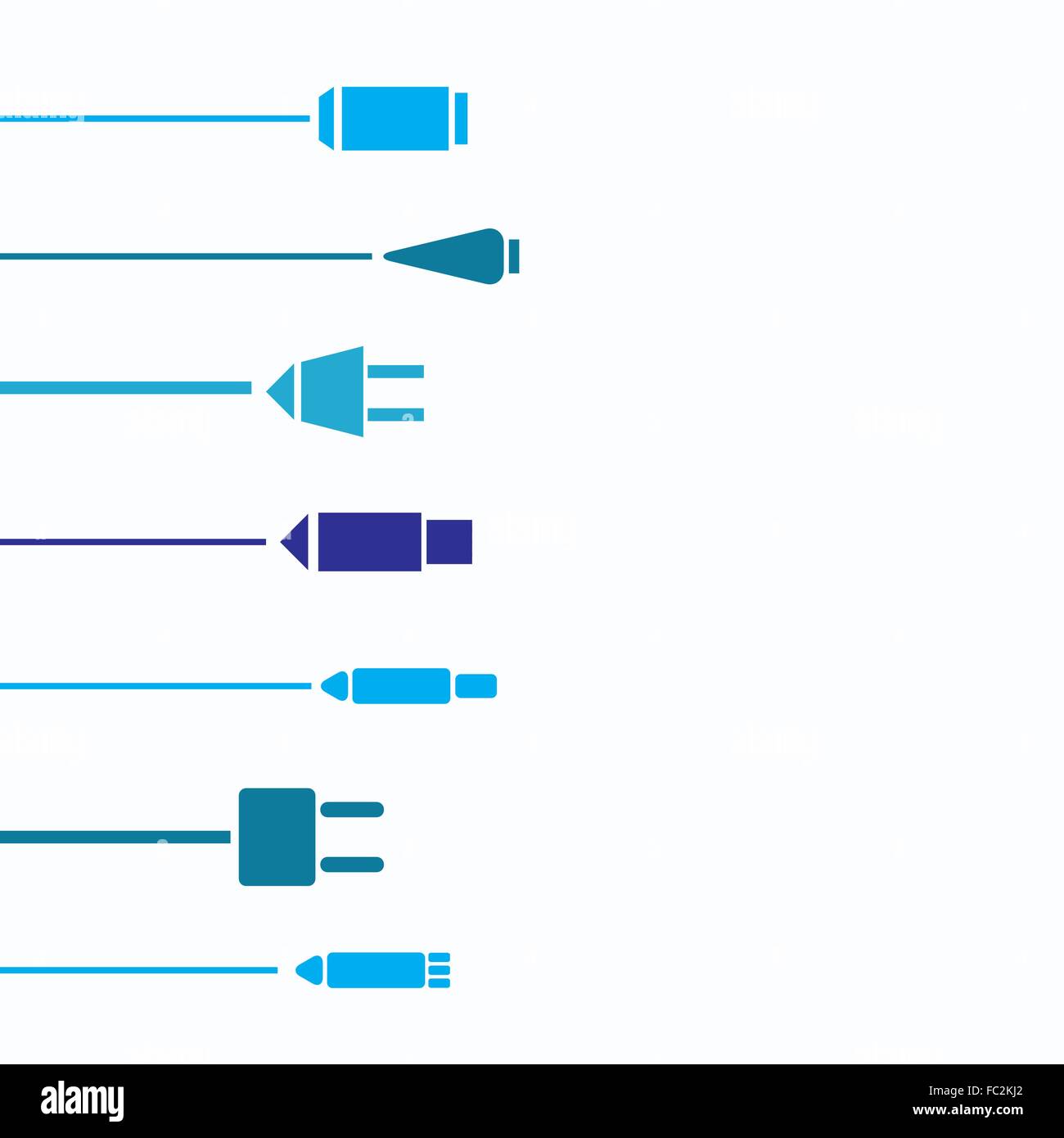 Coaxial cable wires Stock Vector Images - Alamy