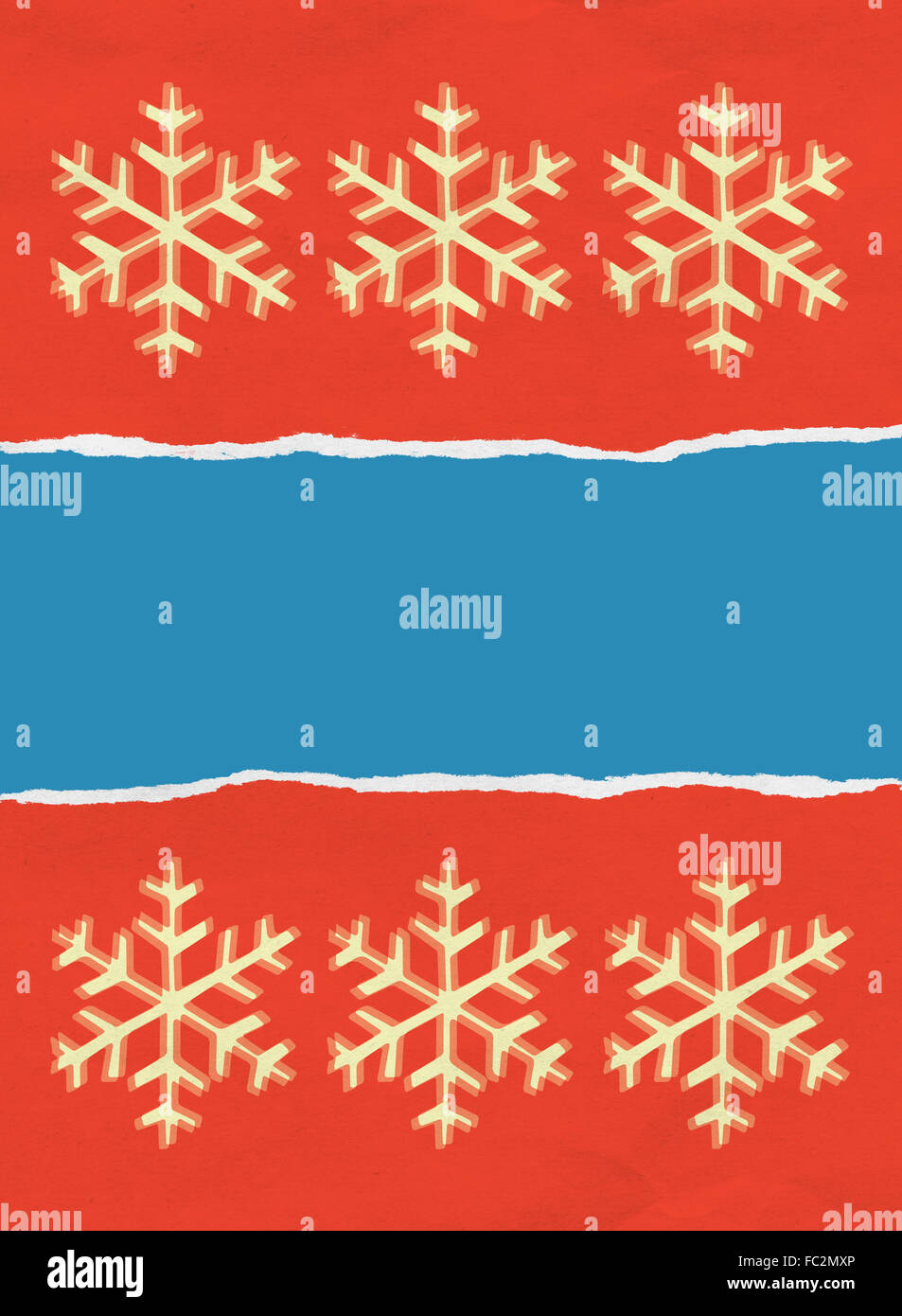 christmas wrapping paper ripped Stock Photo - Alamy