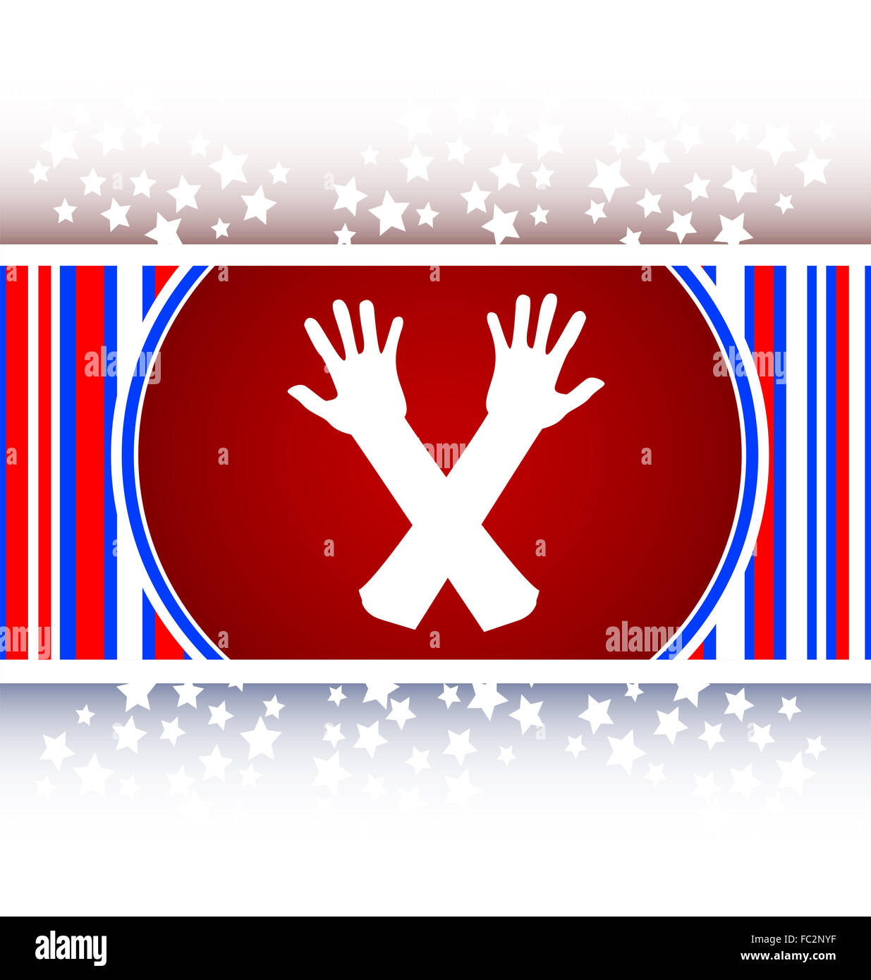 web button hand icon on white vector Stock Photo - Alamy