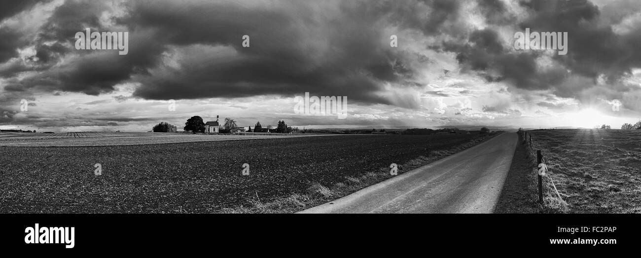 Weather atmosphere in the Evening Sun Stock Photo - Alamy