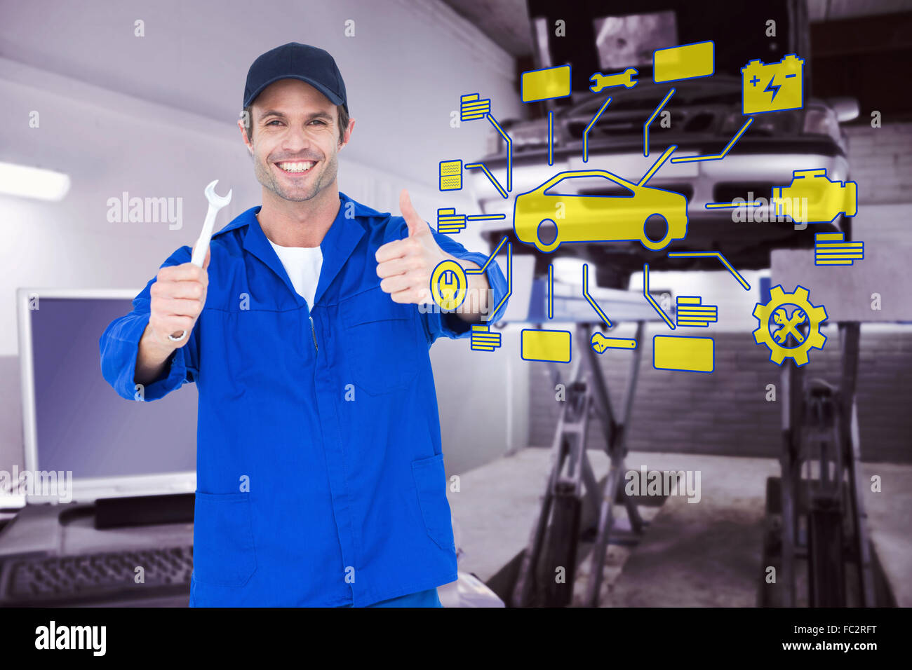Happy mechanic hi-res stock photography and images - Alamy