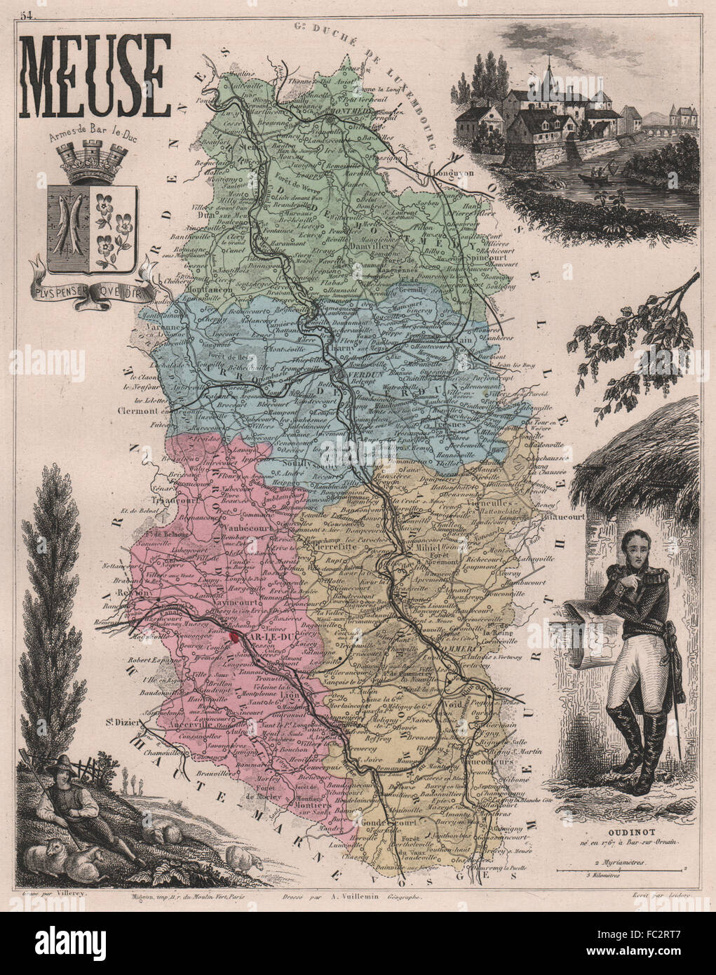 Bar le duc, france map hi-res stock photography and images - Alamy