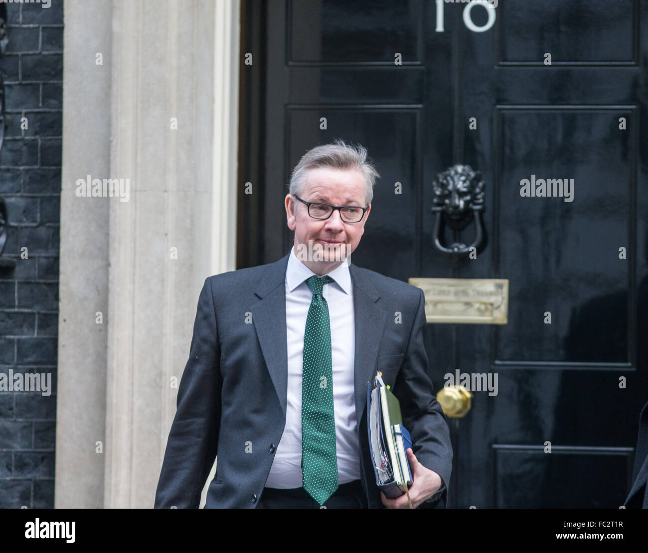 Chief whip michael gove leaves 10 downing street hi-res stock ...