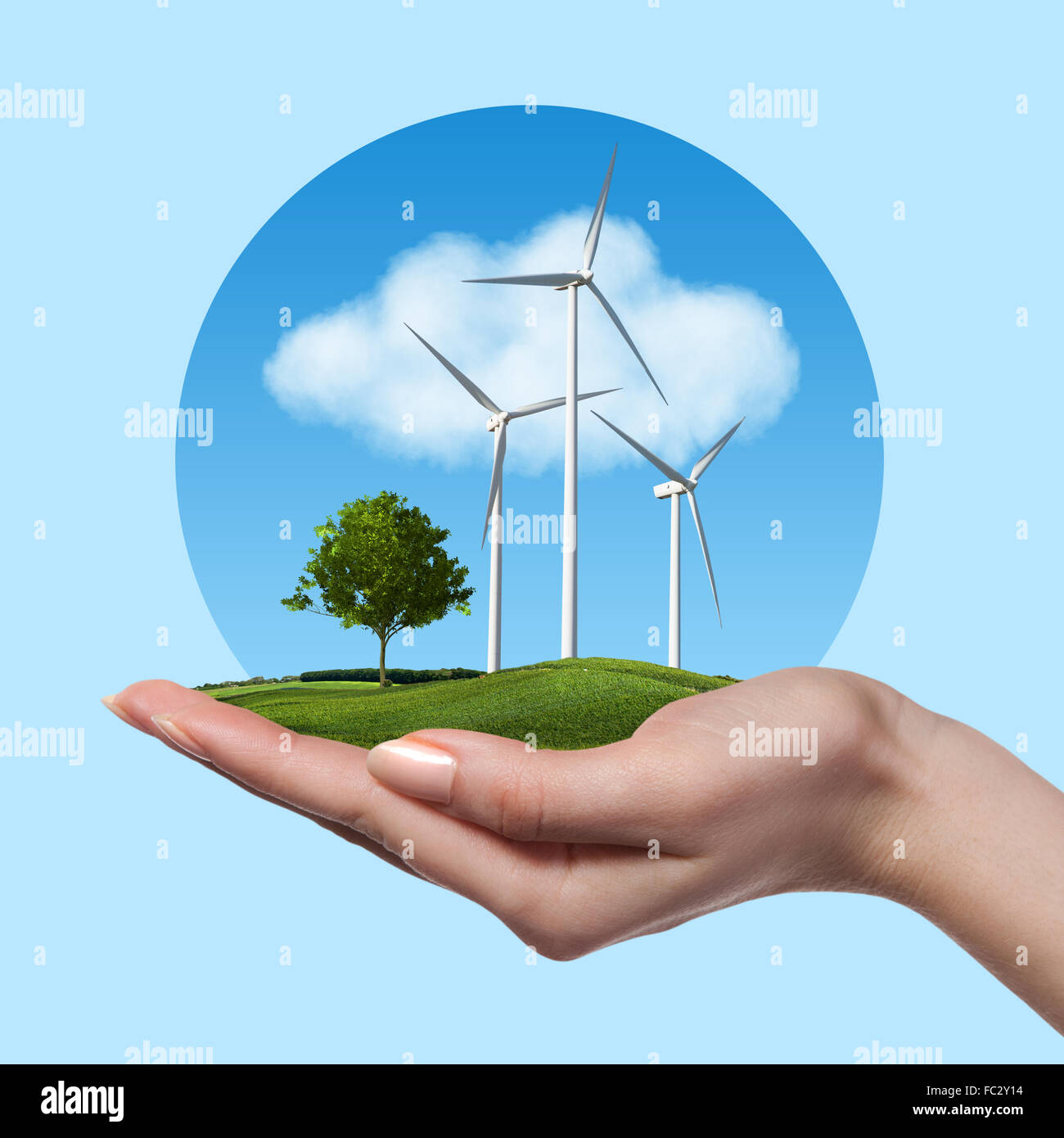 Hand in the wind hi-res stock photography and images - Alamy
