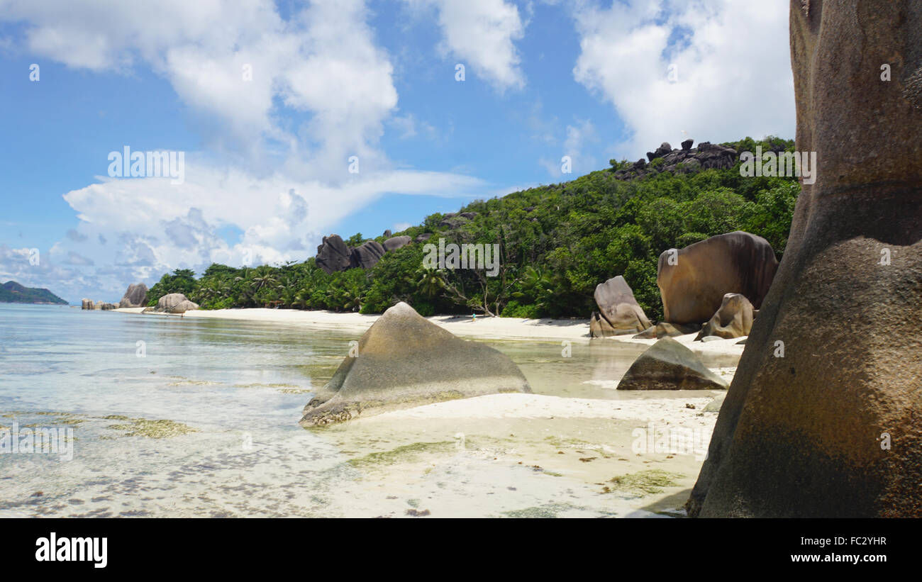 amazing seychelles landscape Stock Photo - Alamy